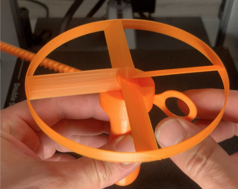 3D Printed Propeller Launcher – layer by layer 3d print